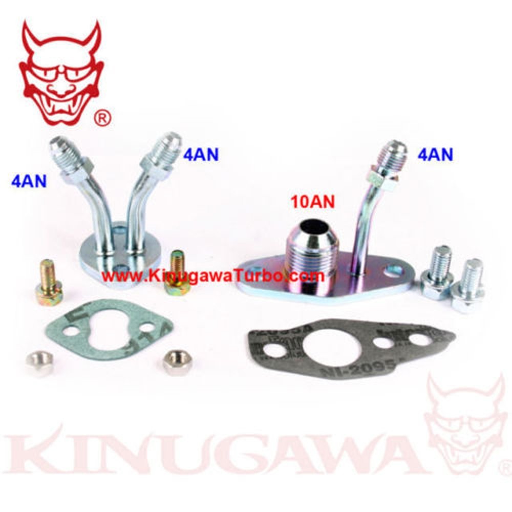 Kinugawa Oil/Water Flange Kit for Toyota CT9/CT12/CT20/CT26 10AN ...