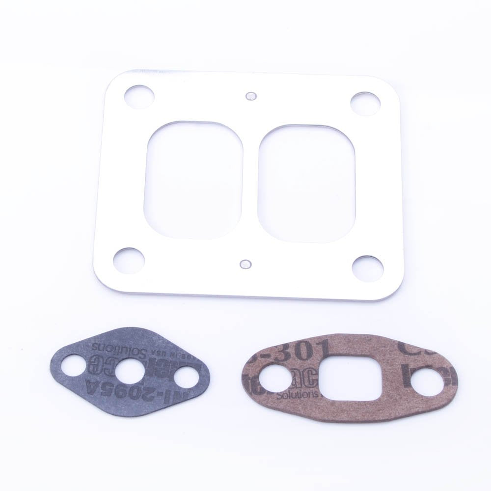 Kinugawa T4 Twin-Scroll Turbo Turbine Inlet and Oil Line Gasket Kit ...